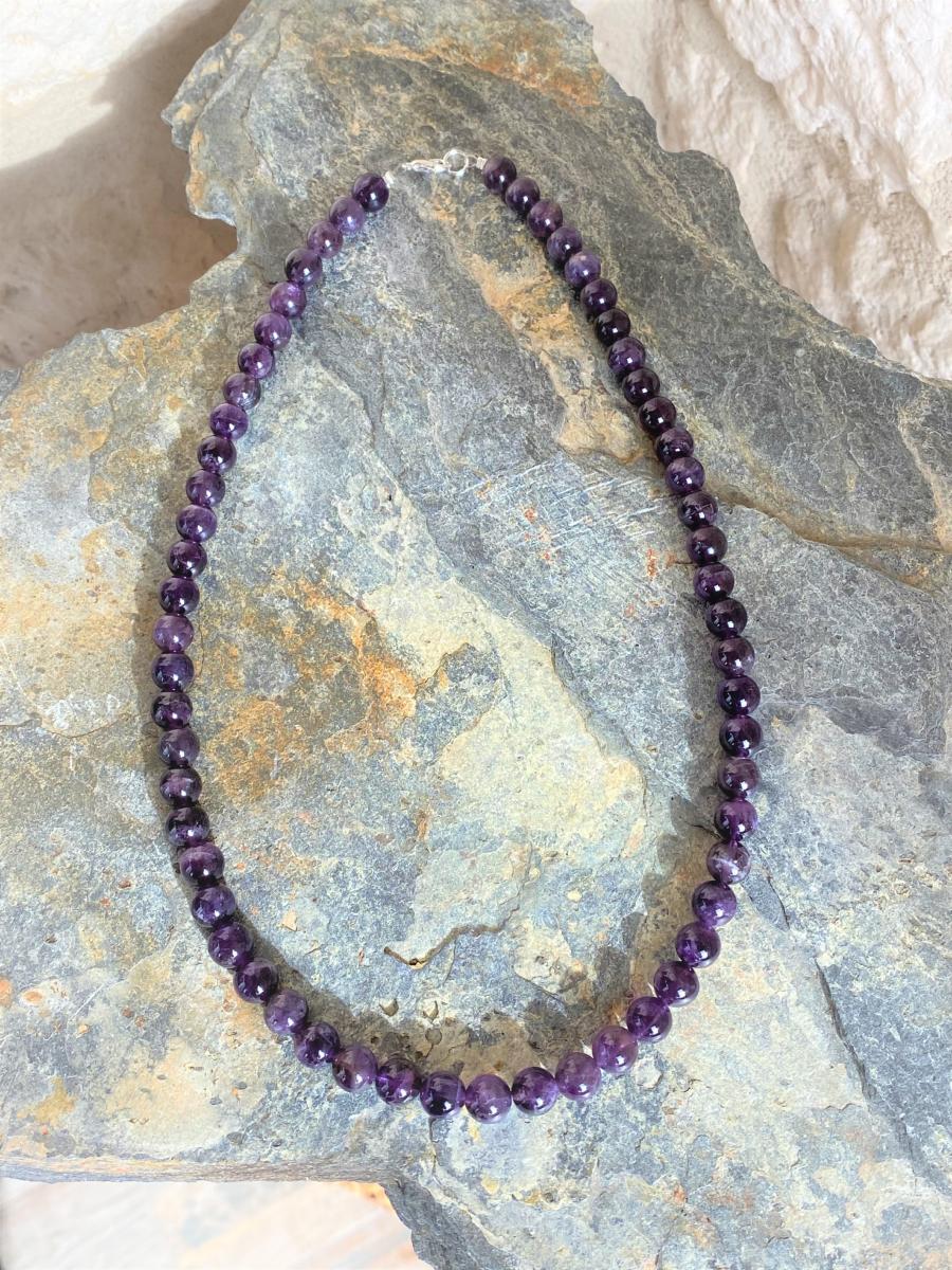 Collier Améthyste / Les Créations de Sylvie